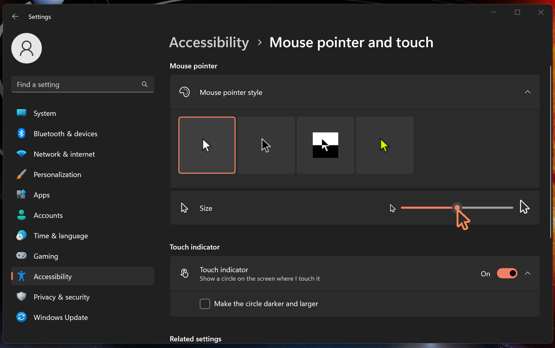Larger | High Contrast Mouse Cursor ~ pcuser.org